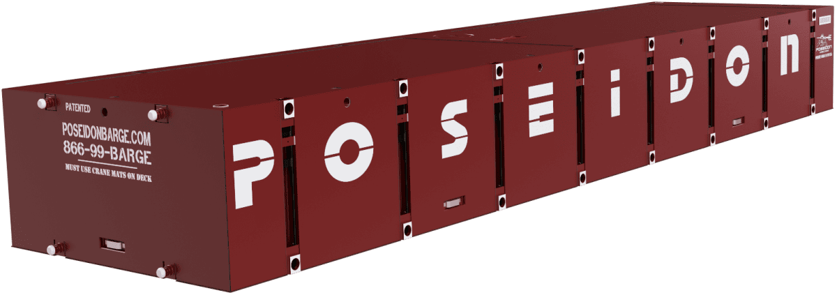 5FT Tall Barges - Poseidon, an MES Company